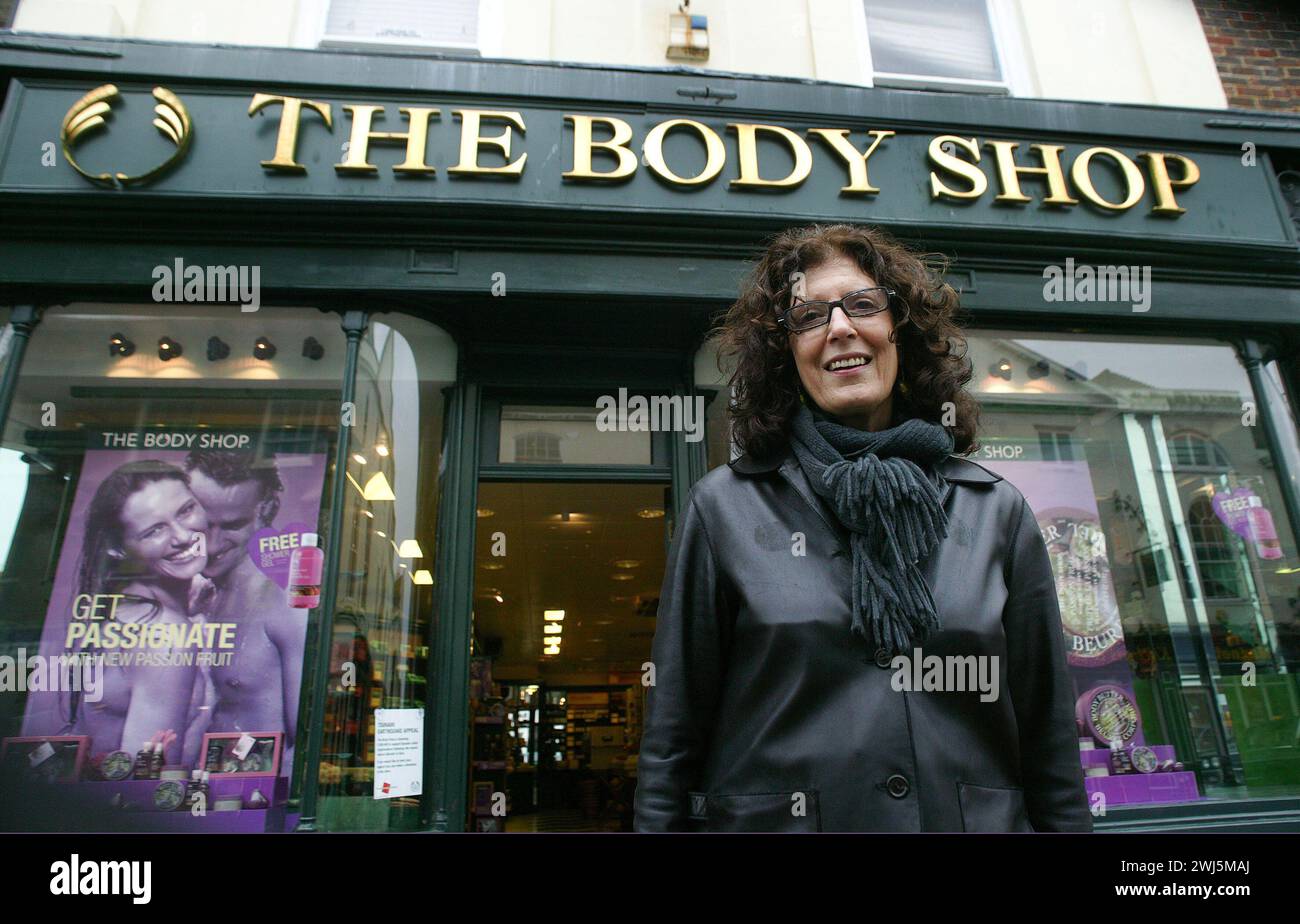The body shop anita roddick Banque de photographies et d’images à haute ...