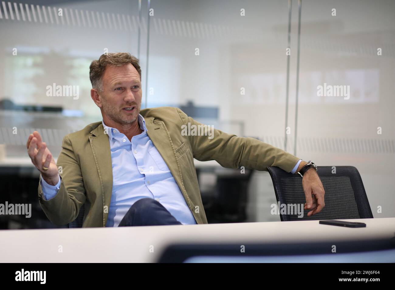 Geri horner geri halliwell et son mari christian horner Banque de photographies et d’images à ...