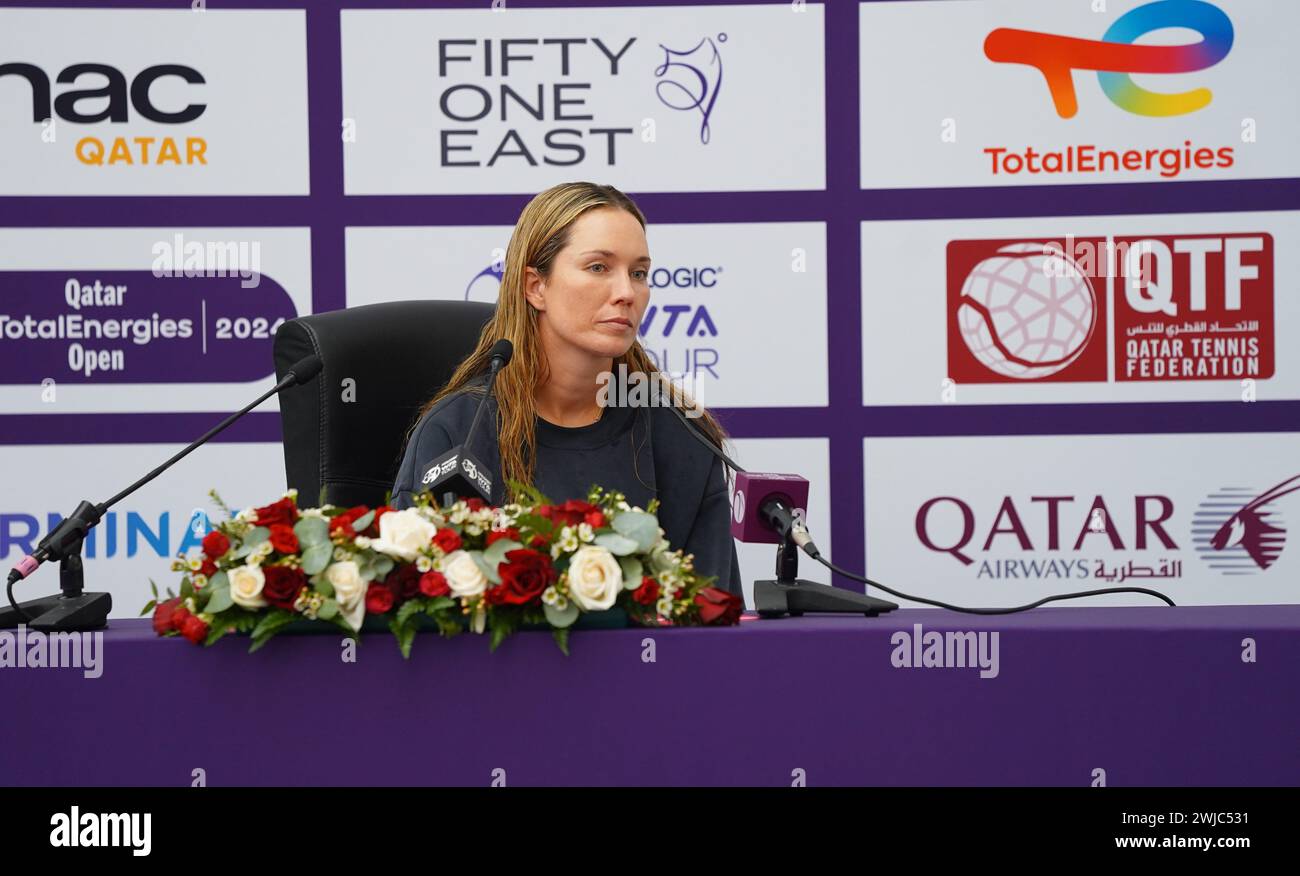La qualificative américaine Danielle Collins s’exprime après son match ...