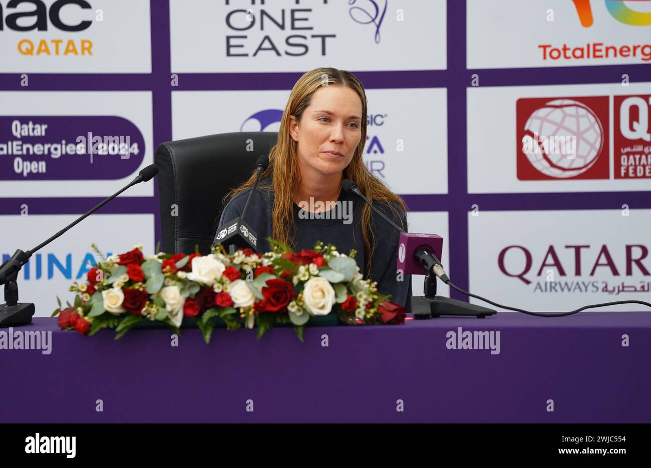 La qualificative américaine Danielle Collins s’exprime après son match ...