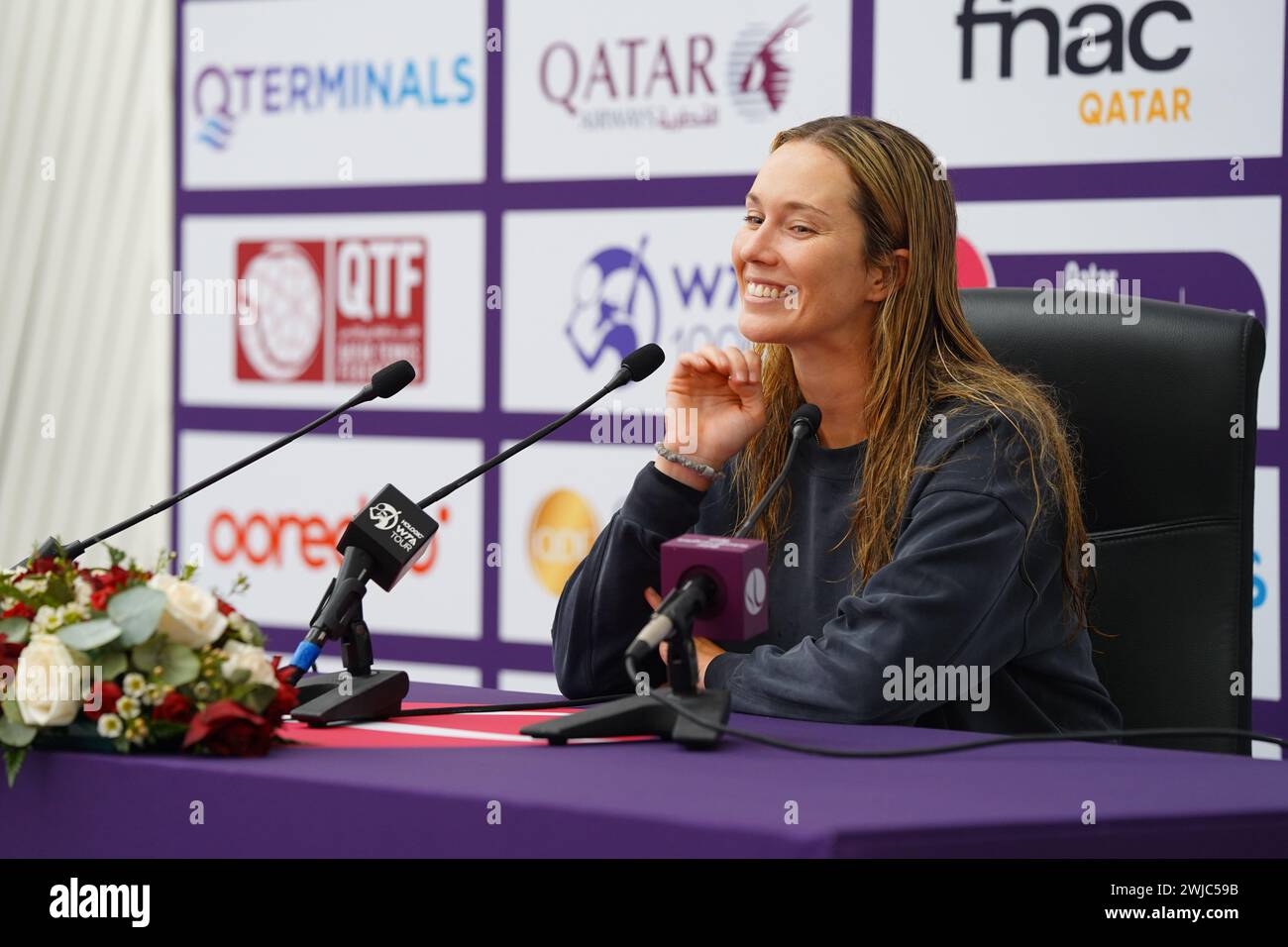 La qualificative américaine Danielle Collins s’exprime après son match ...