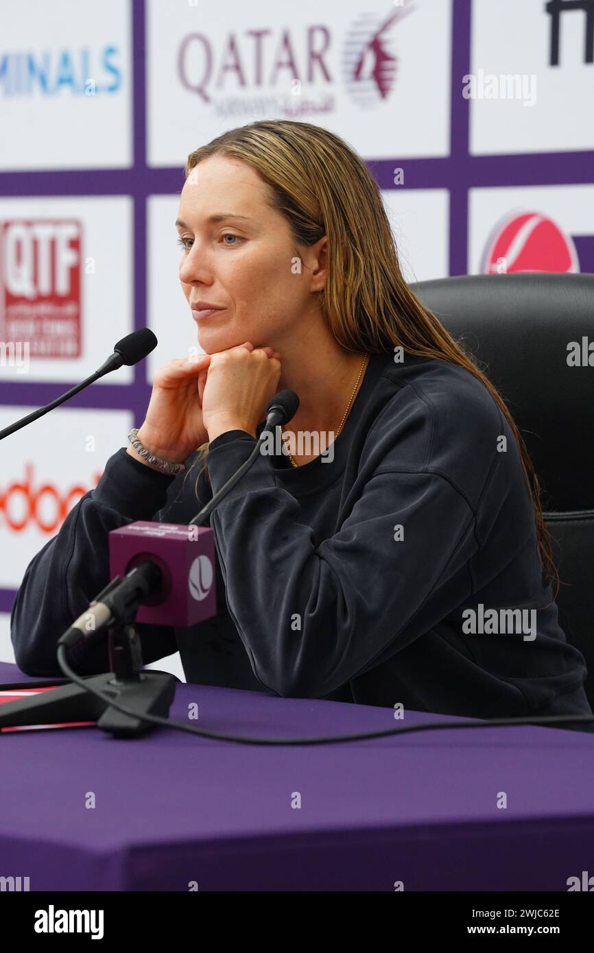 La qualificative américaine Danielle Collins s’exprime après son match ...