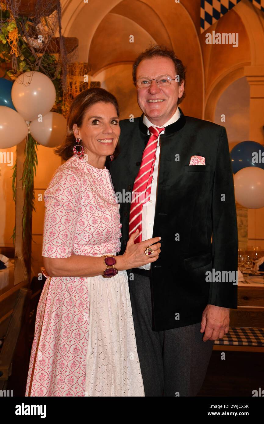 Franz Georg Strauß mit Ehefrau / Aschermittwoch Fischessen ...