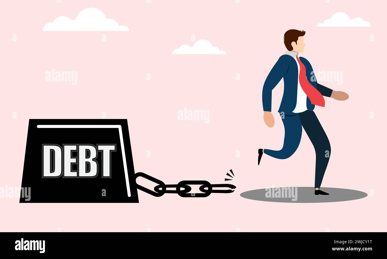 Dette automobile Banque d'images vectorielles - Alamy