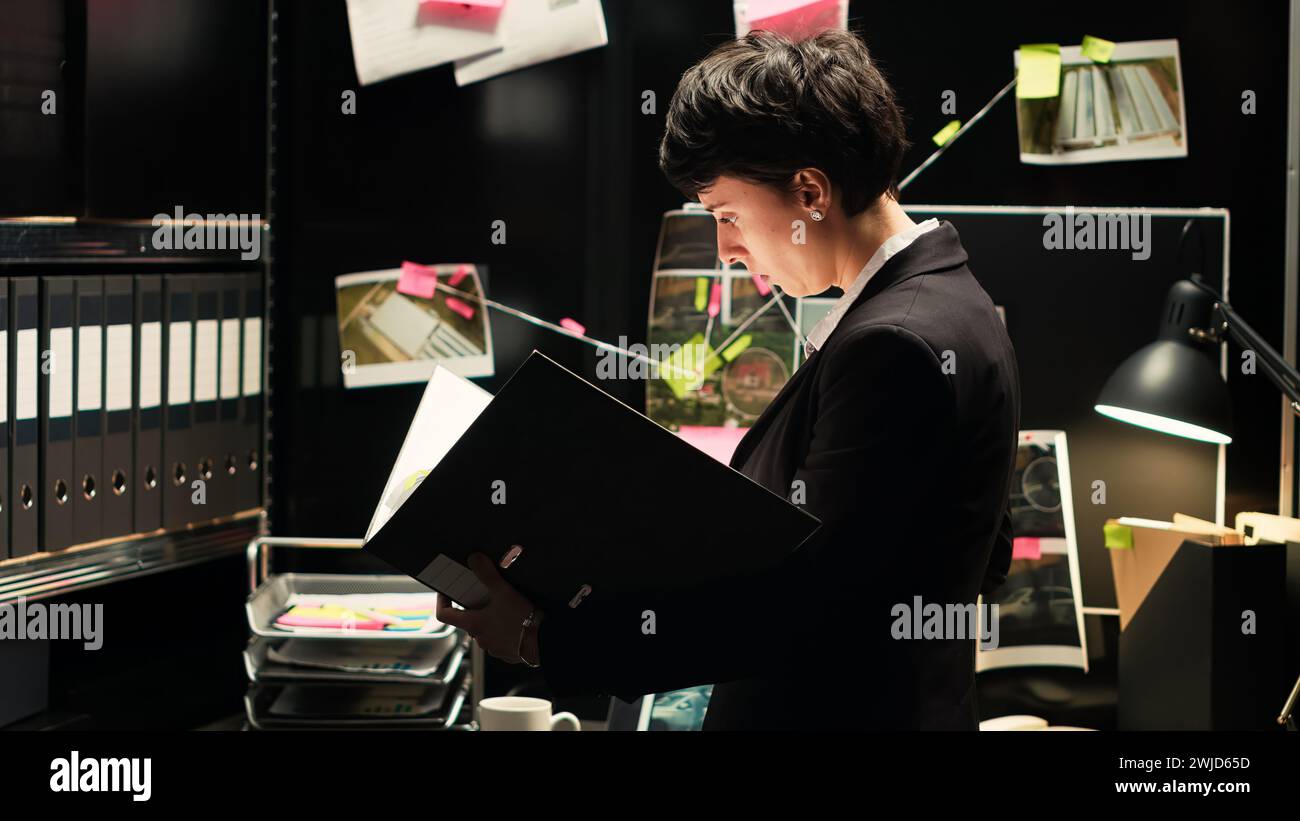 Dossier de police office documents Banque de photographies et d’images ...