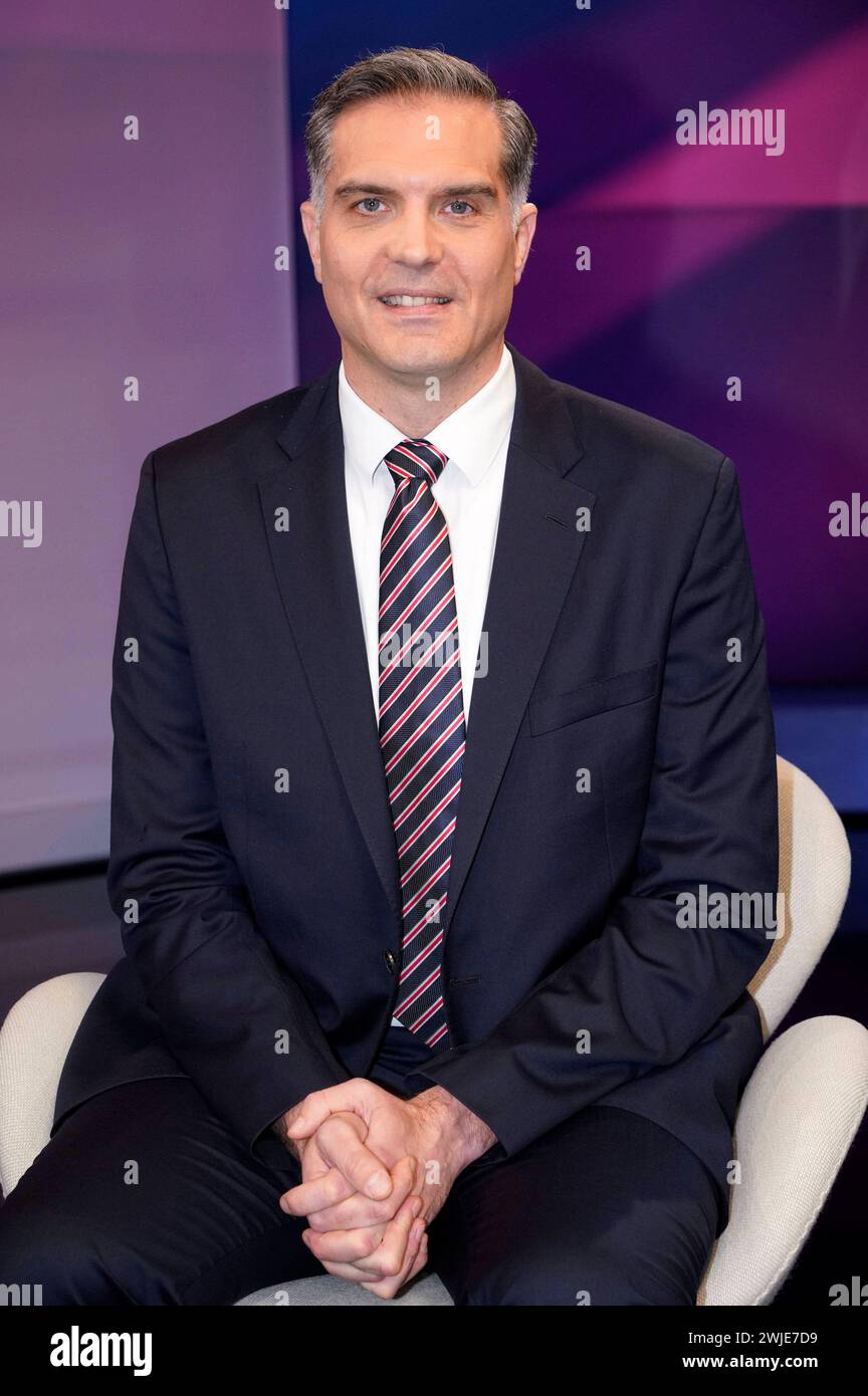 Frederik Pleitgen in der ARD-Talkshow maischberger im Studio Berlin ...