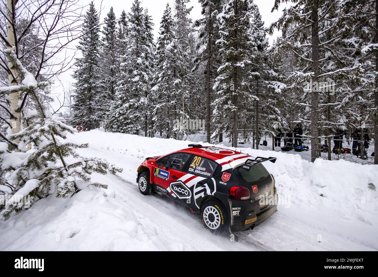 20 Gryazin Nikolay, ALEKSANDROV Konstantin, Citroën C3 Rally2, action ...