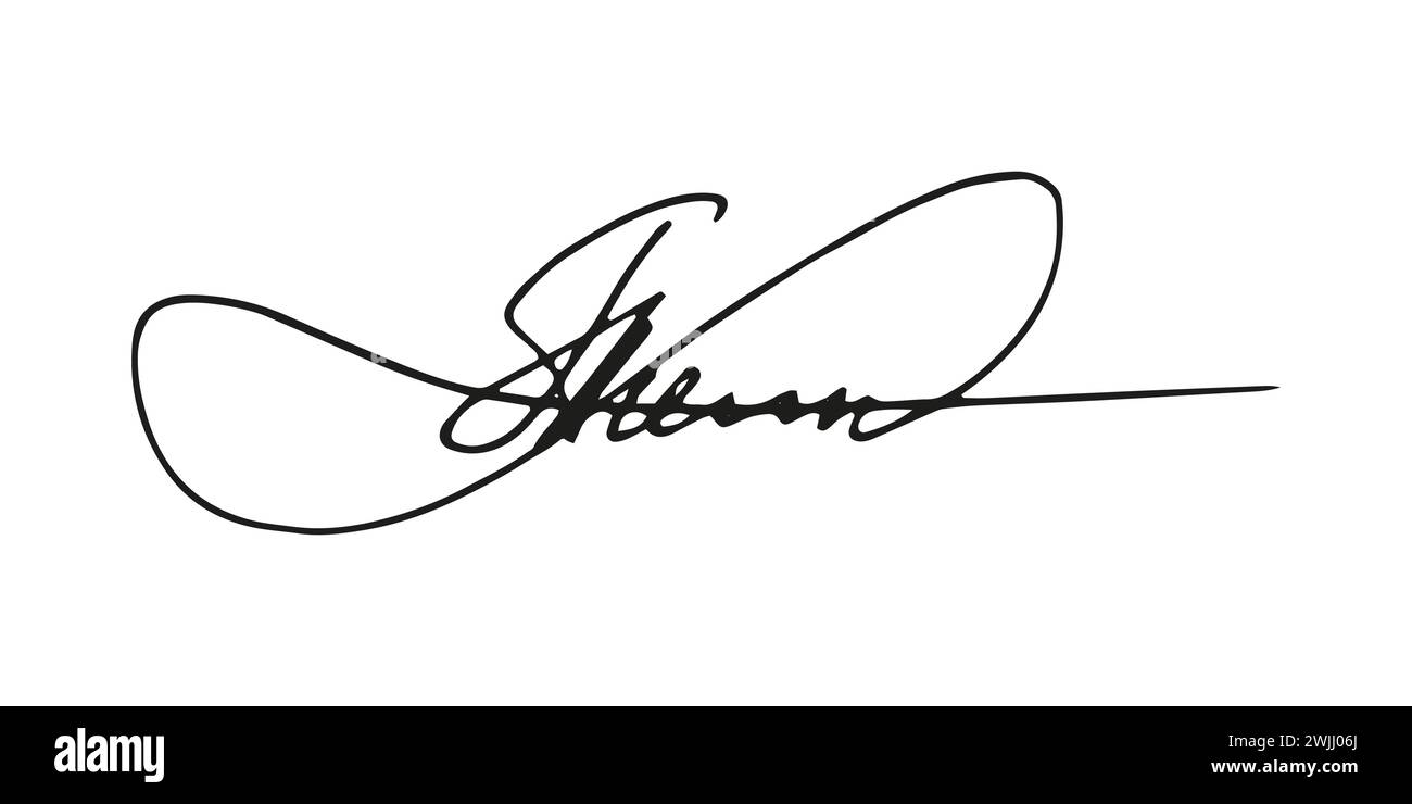 Signature fictive Banque de photographies et d’images à haute ...