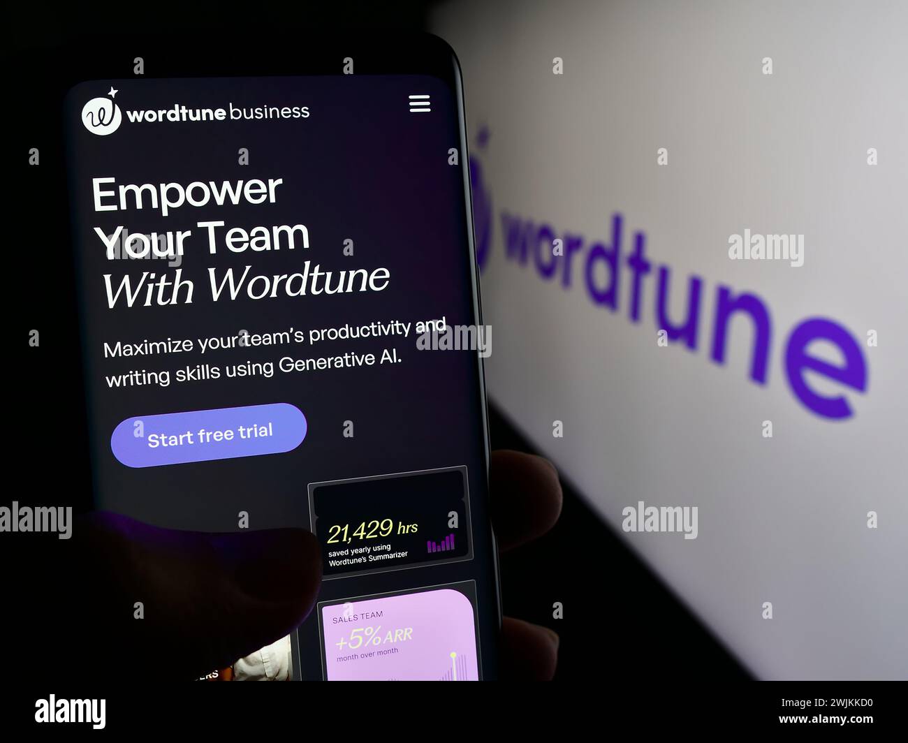 Logo wordtune Banque de photographies et d’images à haute résolution ...