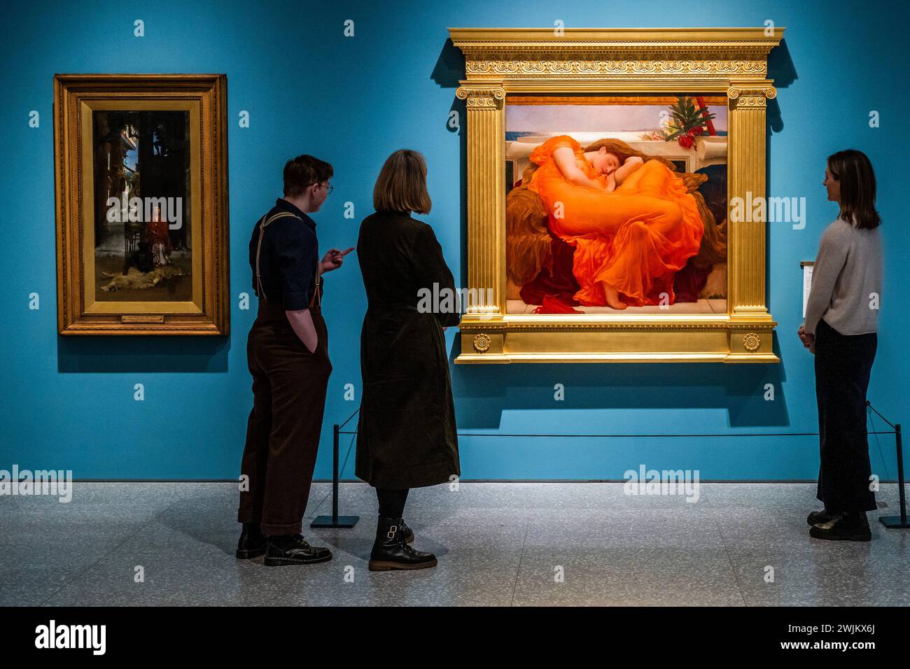 Londres, Royaume-Uni. 16 février 2024. Flaming June par Frederic, Lord ...