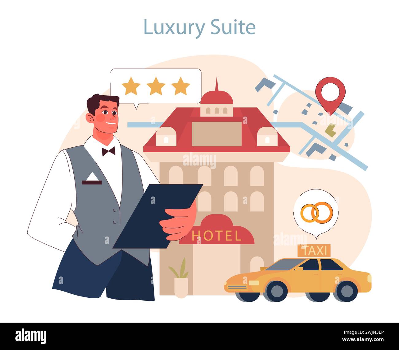 Luxury suite Banque d'images vectorielles - Alamy