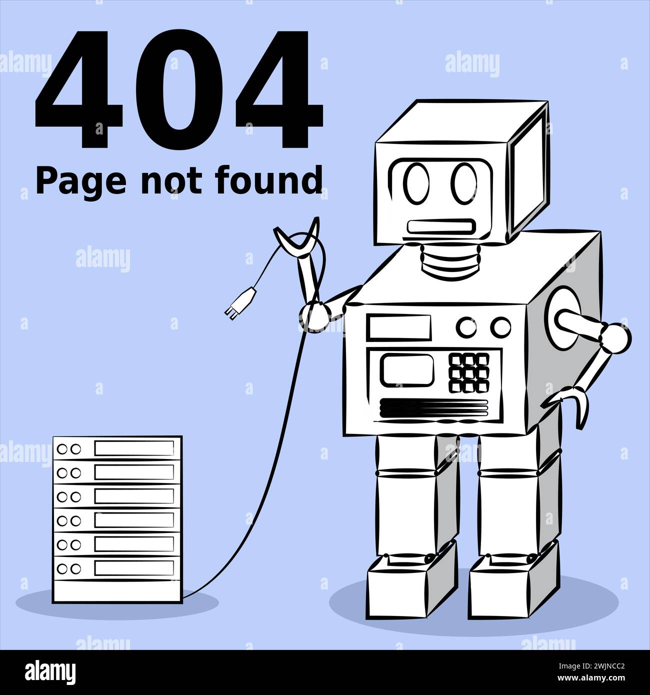 Notion d'erreur informatique Banque d'images vectorielles - Alamy