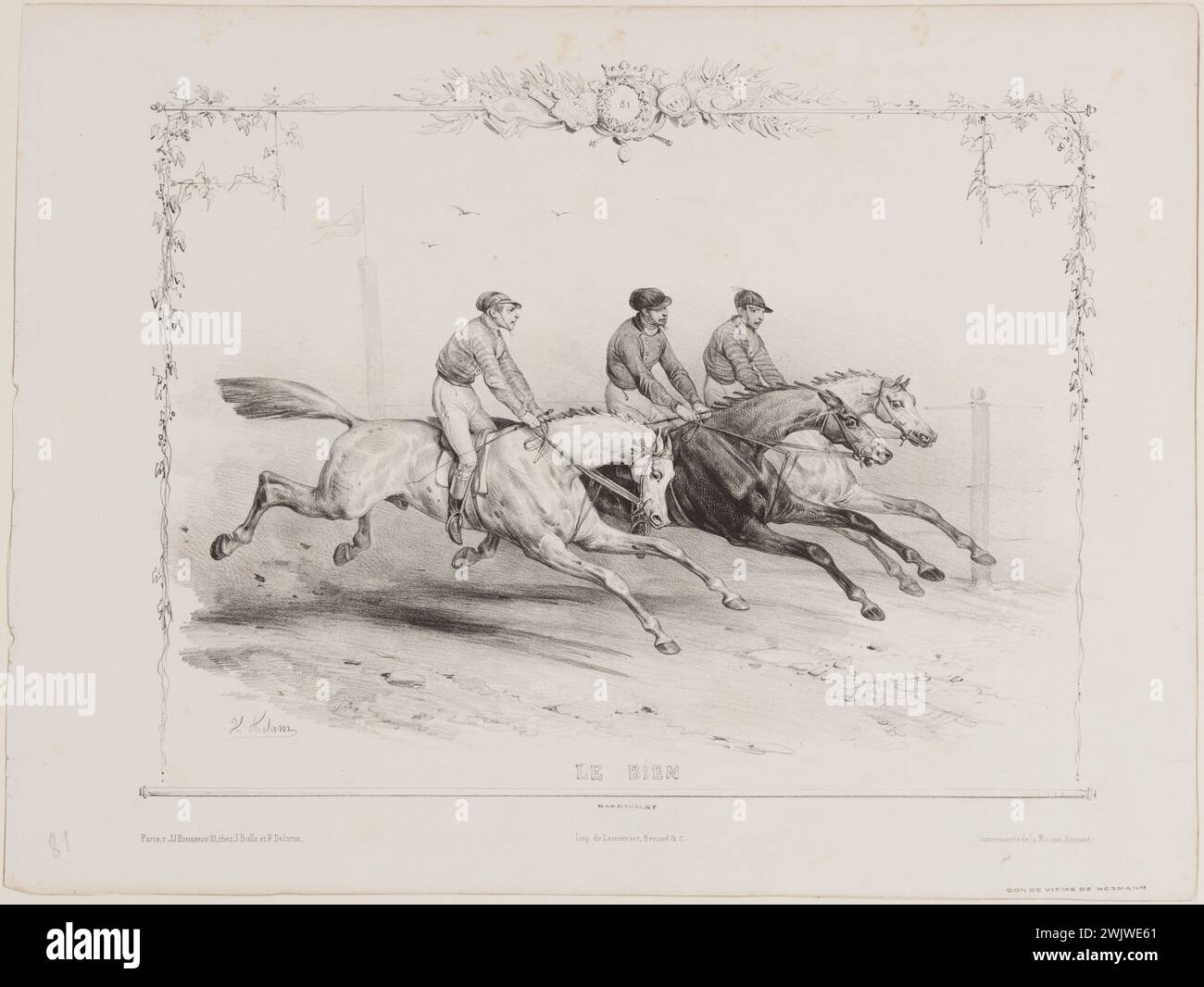 Jean-Victor Adam, dit Victor Adam (1801-1866), peintre et lithographe ...