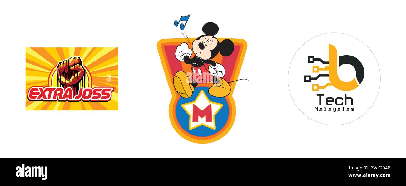Logo de la souris mickey Banque d'images détourées - Alamy