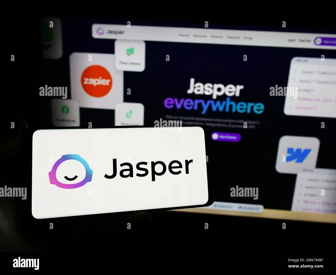 Logo jaspe ai Banque de photographies et d’images à haute résolution ...