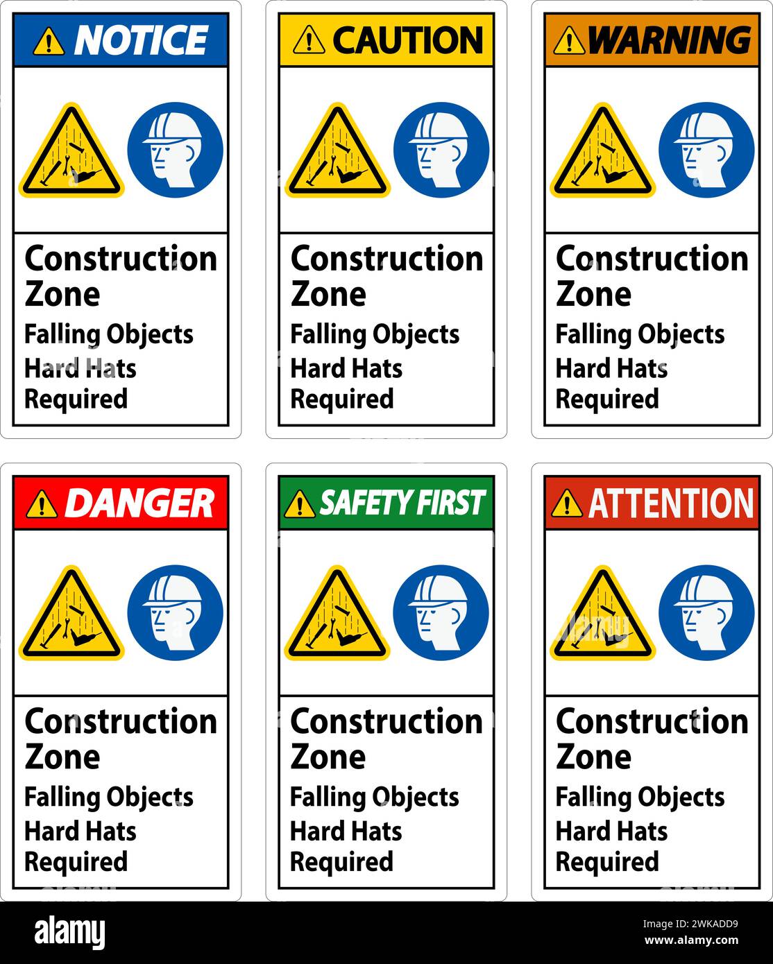 Situation de danger chantier Banque d'images vectorielles - Alamy