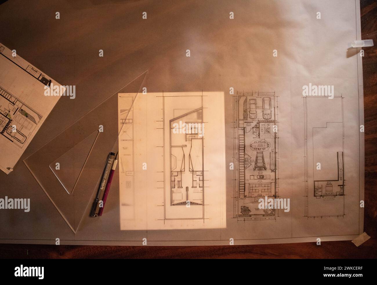 Planos de arquitecto Banque de photographies et d’images à haute ...