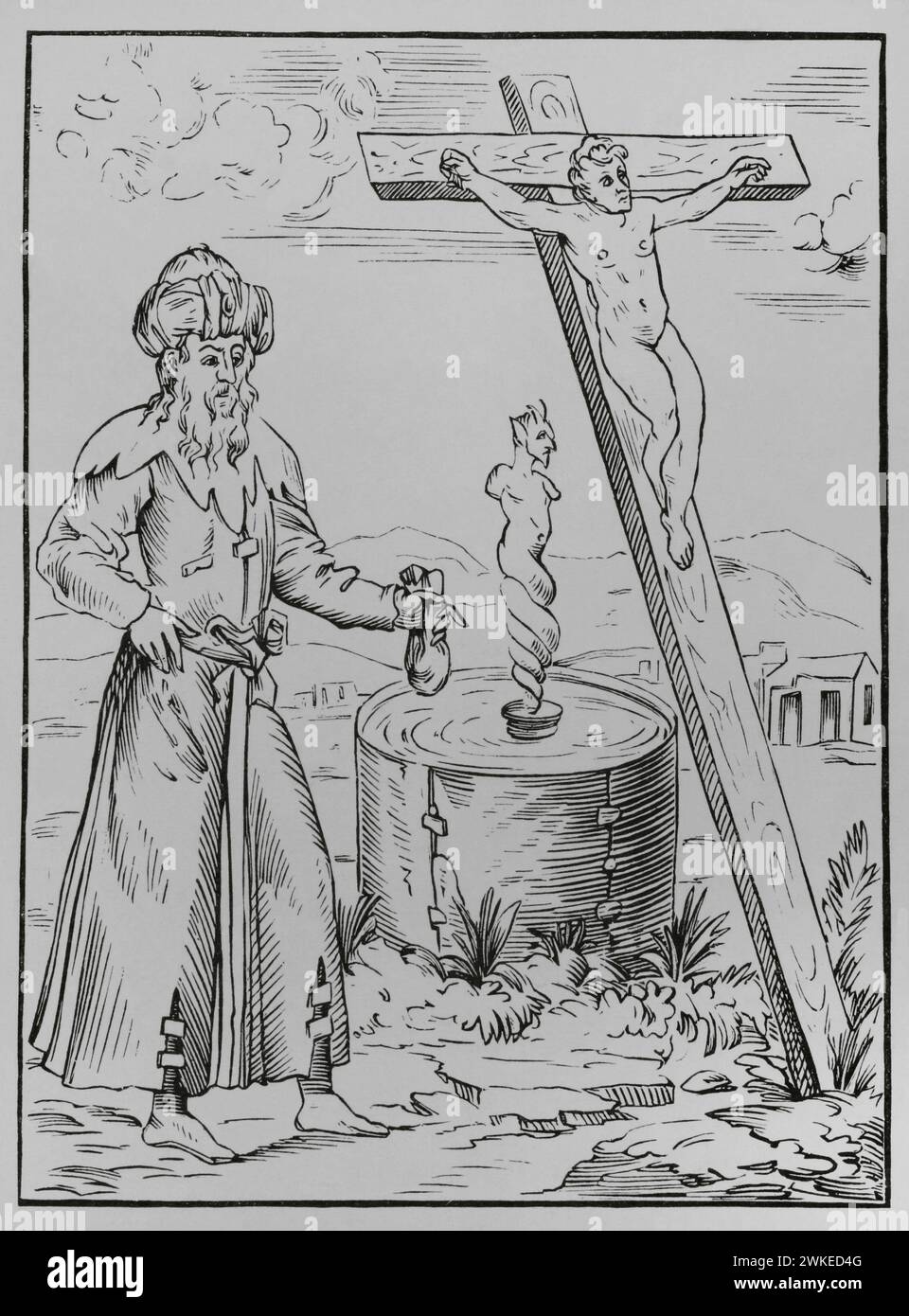 évoquant le diable Banque de photographies et d’images à haute ...