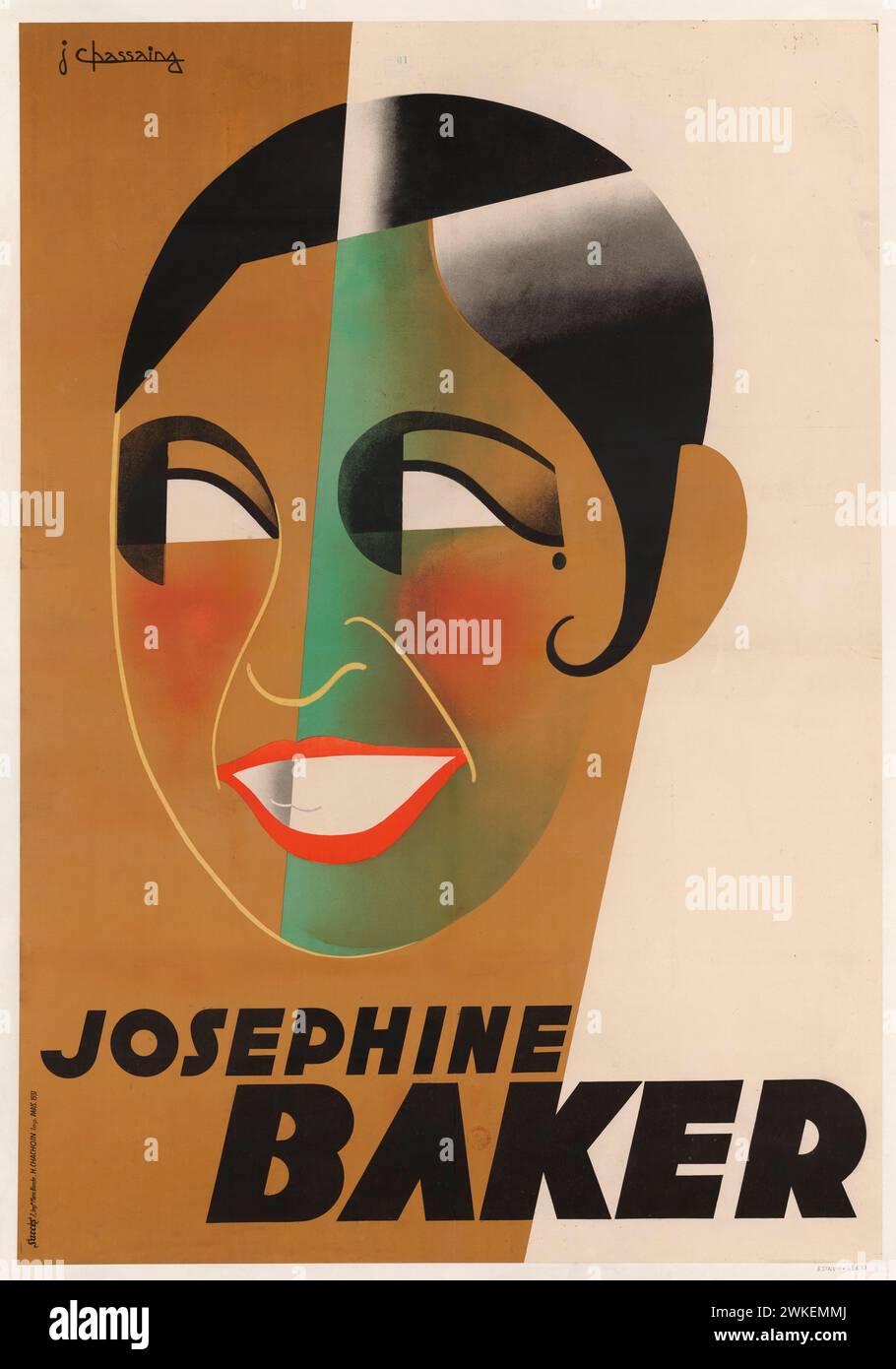 Josephine baker affiche Banque de photographies et d’images à haute ...