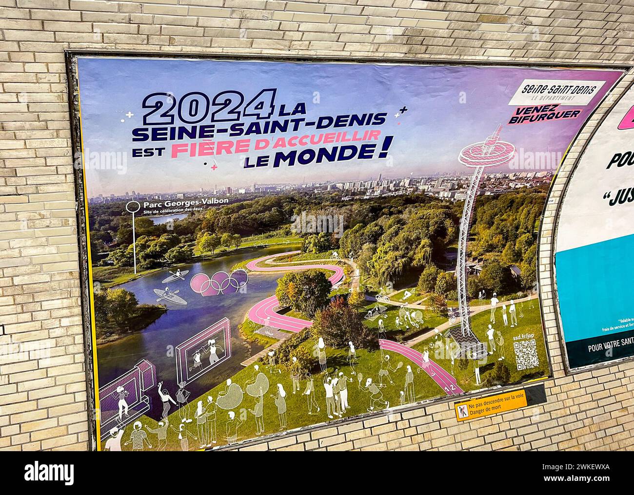 Affiche olympique 2024 Banque de photographies et d’images à haute résolution - Alamy