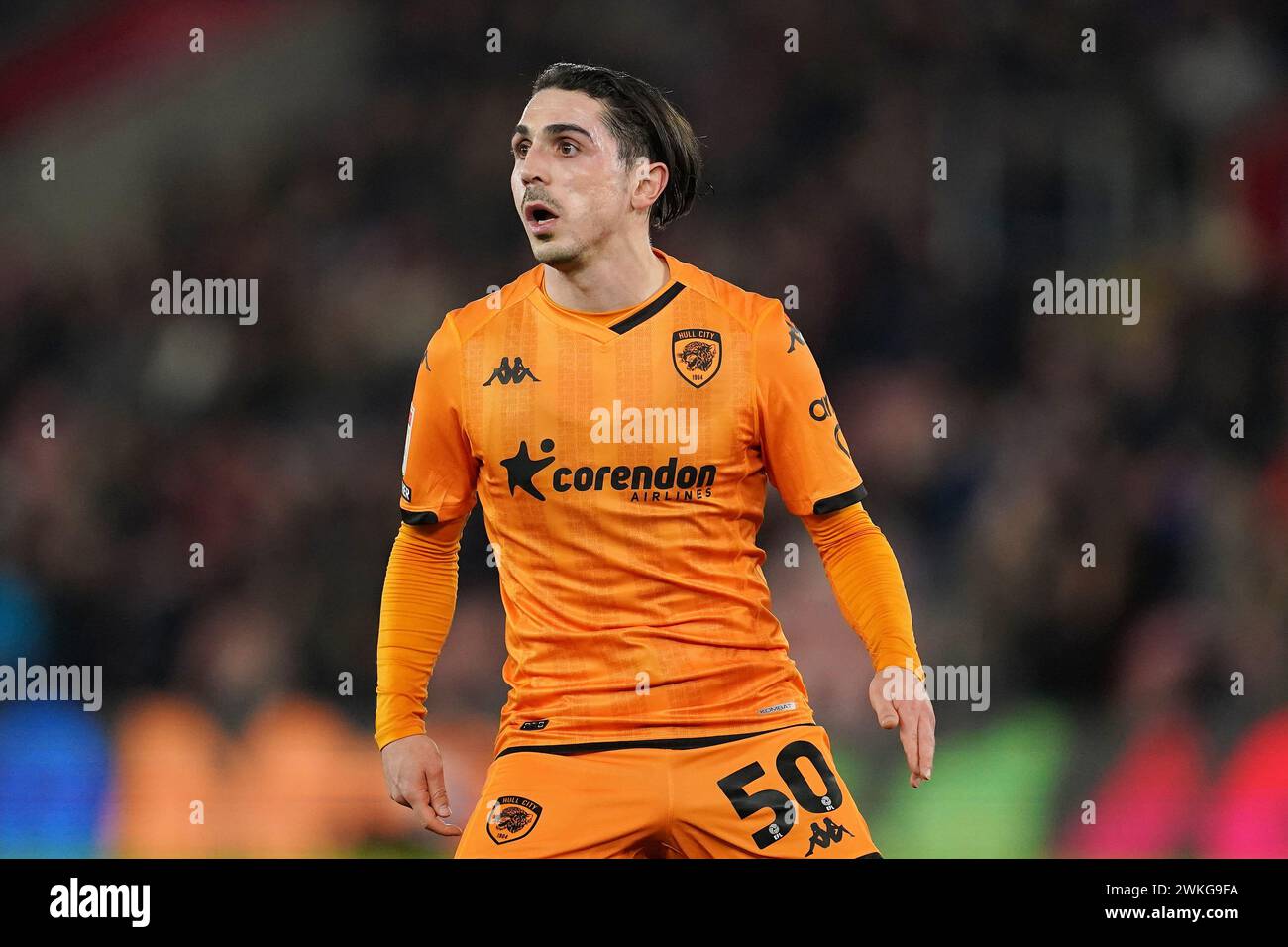 Abdulkadir Omur de Hull City lors du Sky Bet Championship match au St ...