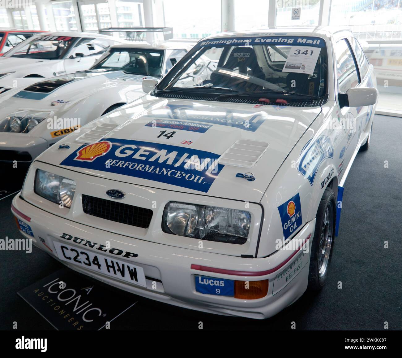 Voiture de rallye ford des années 1980 Banque de photographies et d ...