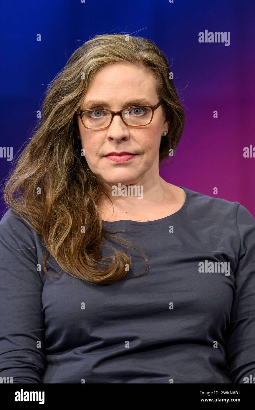 Mary Elise Sarotte US-Historikerin, zu Gast BEI - maischberger, Polittalk, TV, format, mit ...