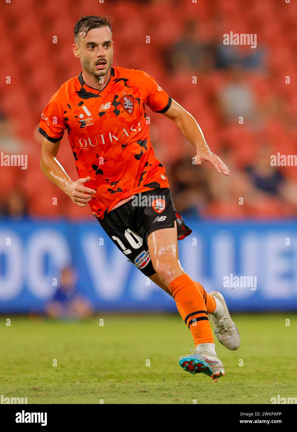 Brisbane, Australie. 2 février 2024. Nikola Mileusnic (10 Brisbane) en ...