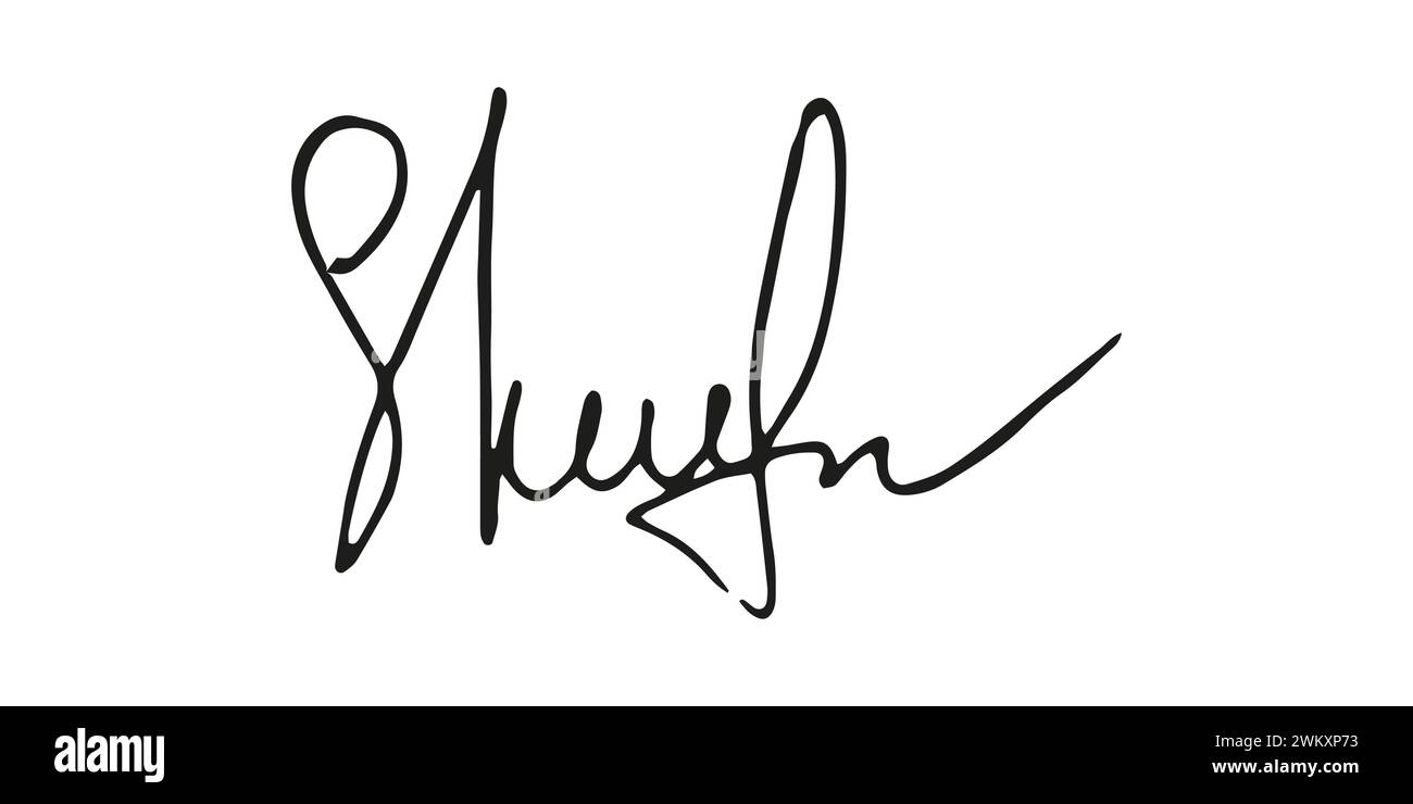 Signature fictive Banque de photographies et d’images à haute ...