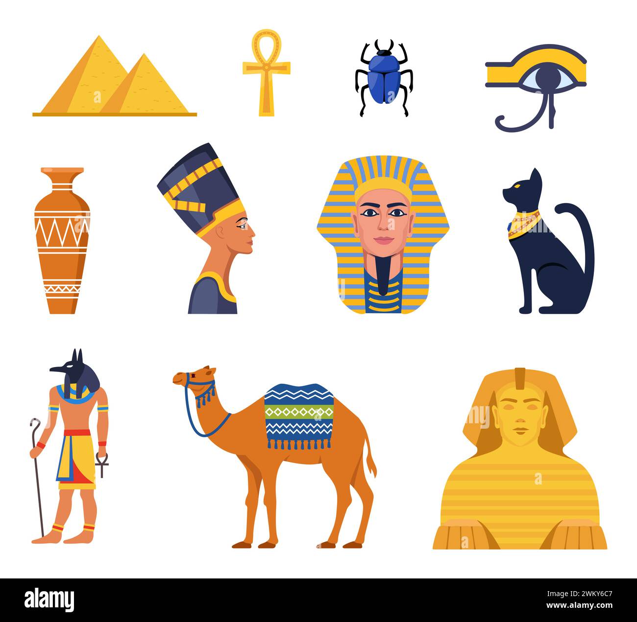 Collection Égypte ancienne. Dieux, divinités et créatures mythologiques de la mythologie ...