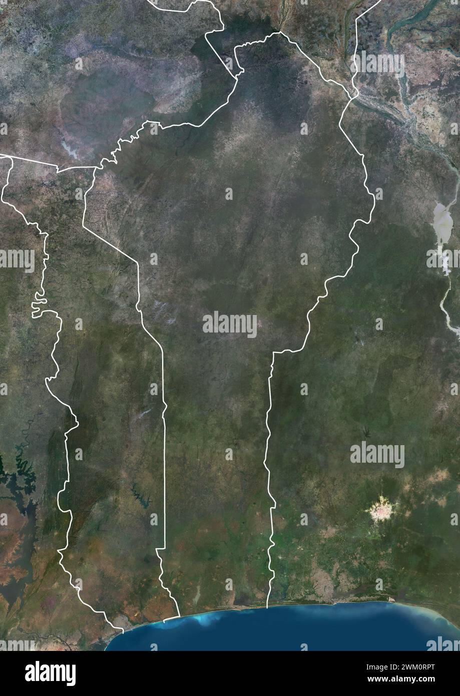 Map of benin Banque de photographies et d’images à haute résolution - Alamy