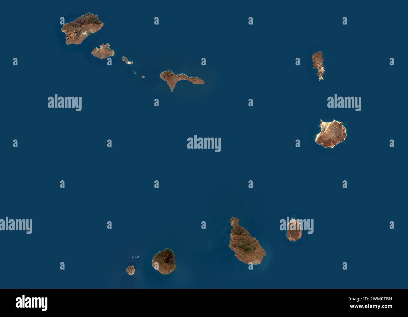 Carte du cap vert Banque de photographies et d’images à haute ...