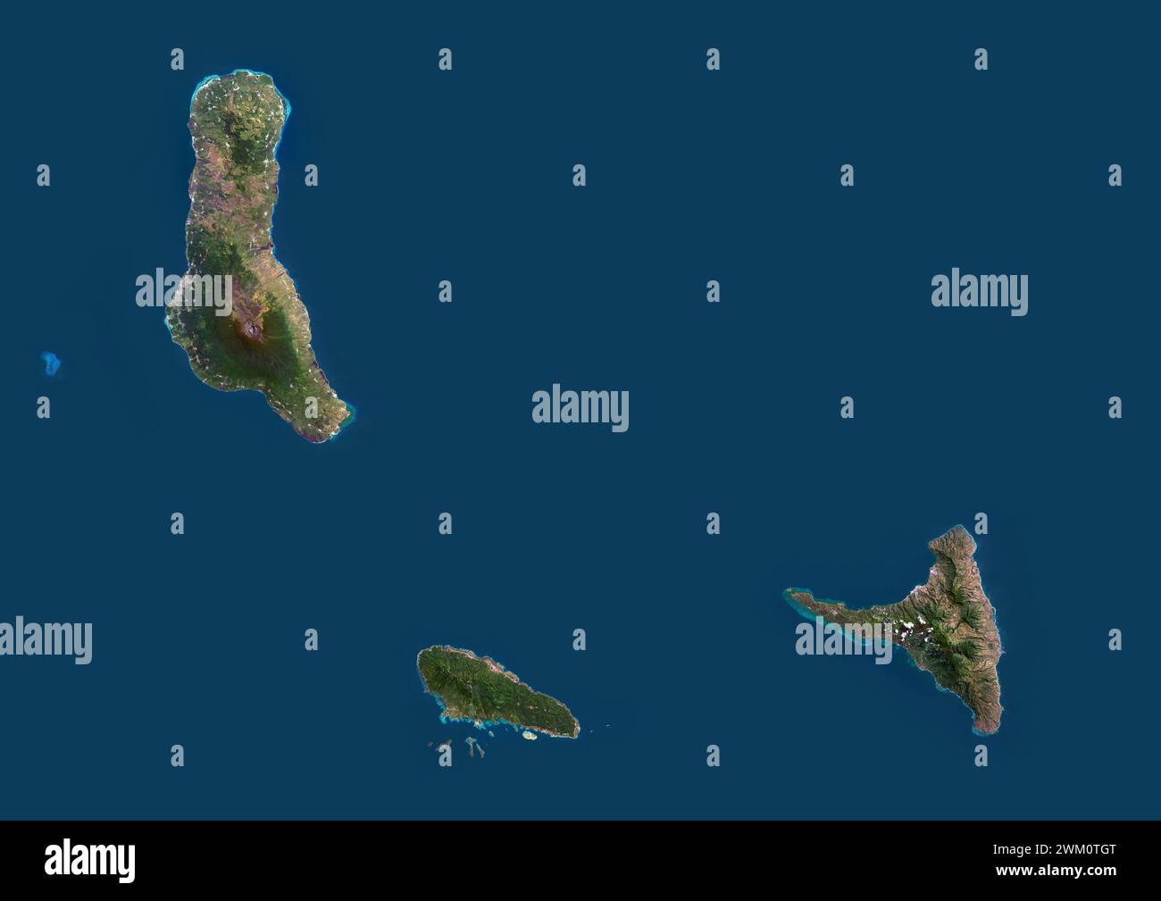 Map satellite geography comoros Banque de photographies et d’images à ...