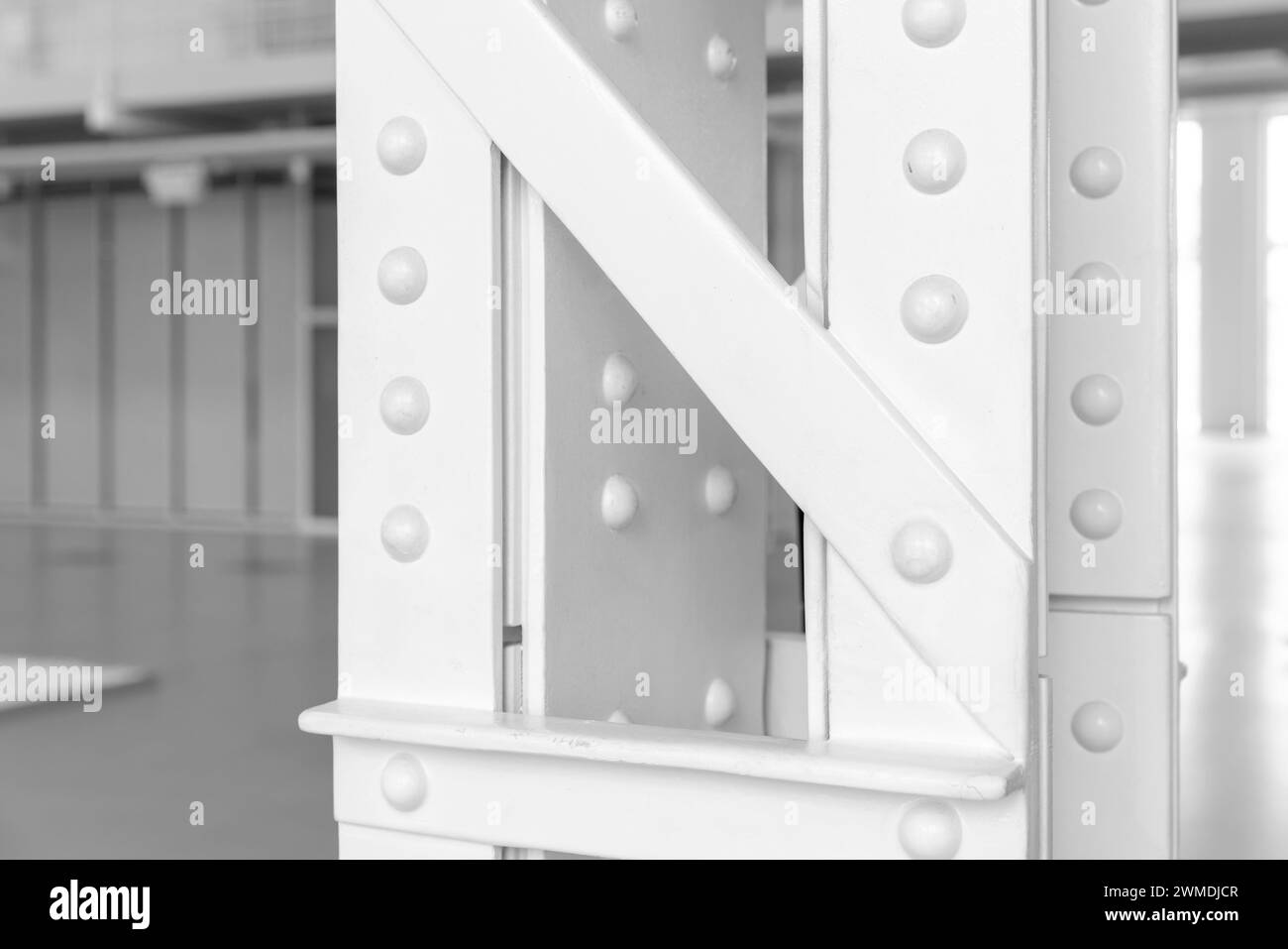 Détails d'architecture industrielle vintage, photo en gros plan d'une ...