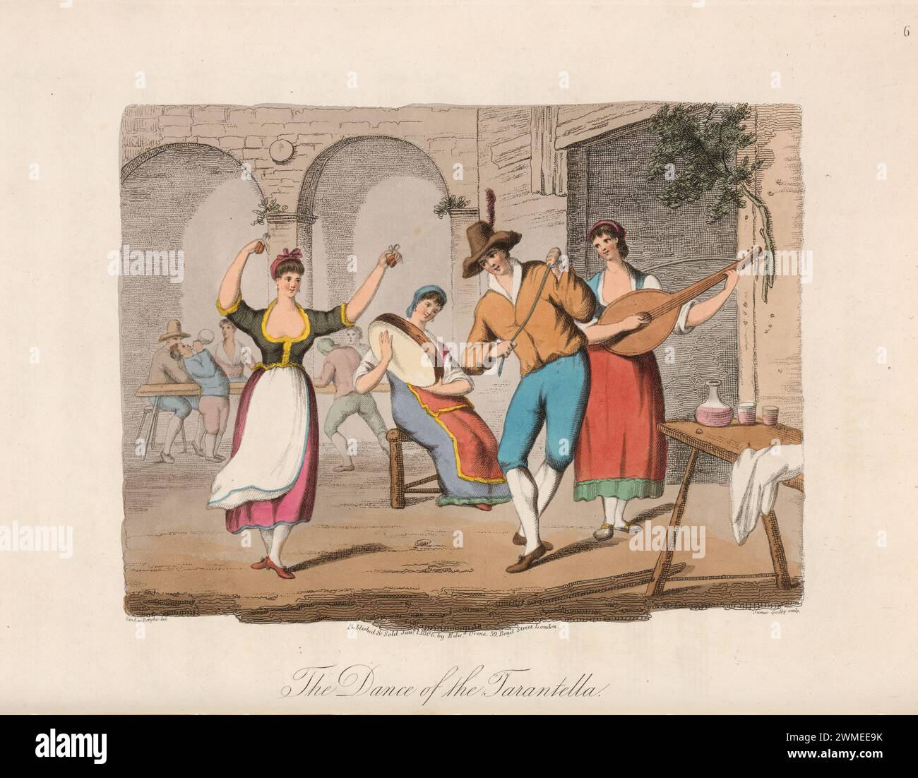 Tarantella folk dance Banque de photographies et d’images à haute résolution - Alamy