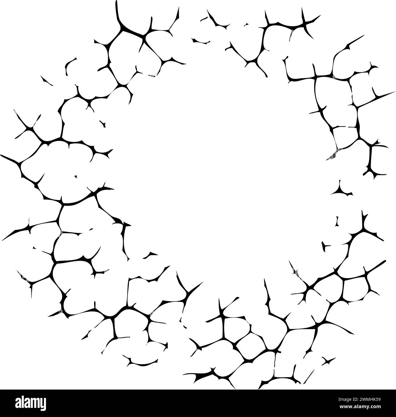 Fond ecran fissurer Banque d'images vectorielles - Alamy