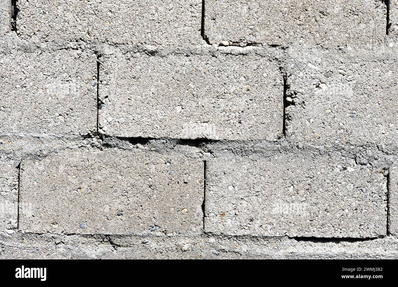 Mur de briques de ciment Banque de photographies et d’images à haute ...