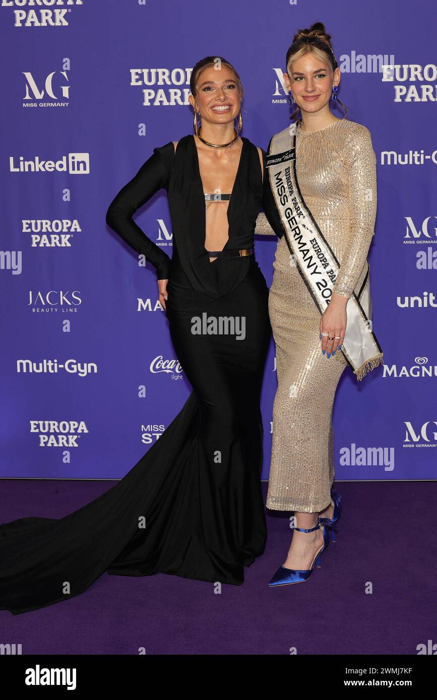 Miss Allemagne Awards finale 2024 Lola Weippert Li. mit Kira Geiss ...