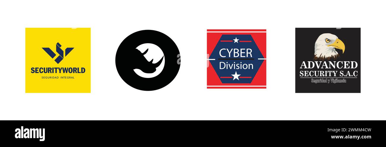 Cyber security shield logo Banque de photographies et d’images à haute ...