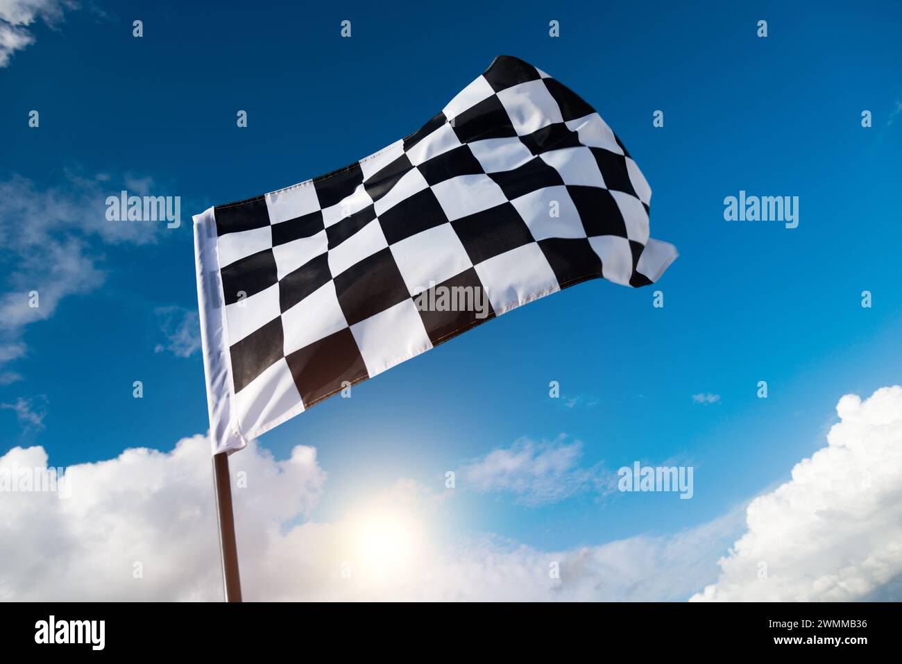 Drapeau d'arrivée de formule 1 Banque de photographies et d’images à ...