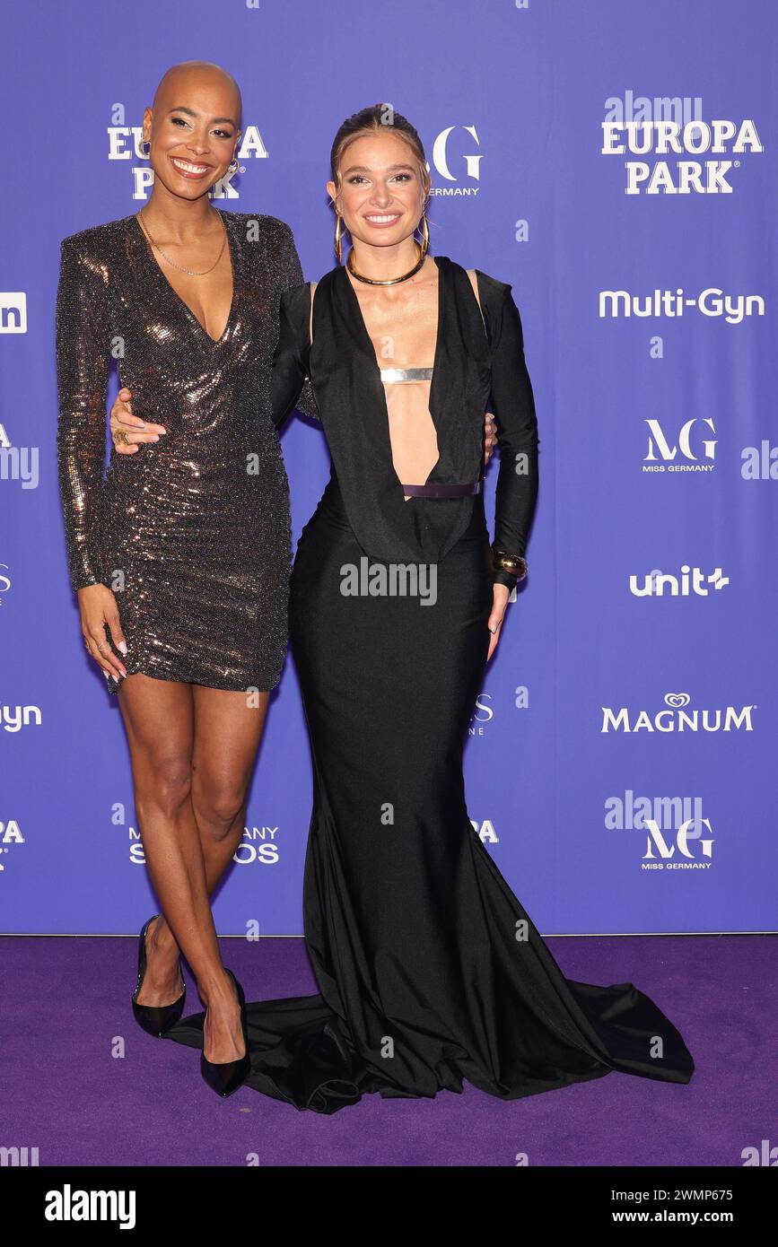 Miss Allemagne finale 2024 Lola Weippert Re. Und Sharon Battiste. Miss ...