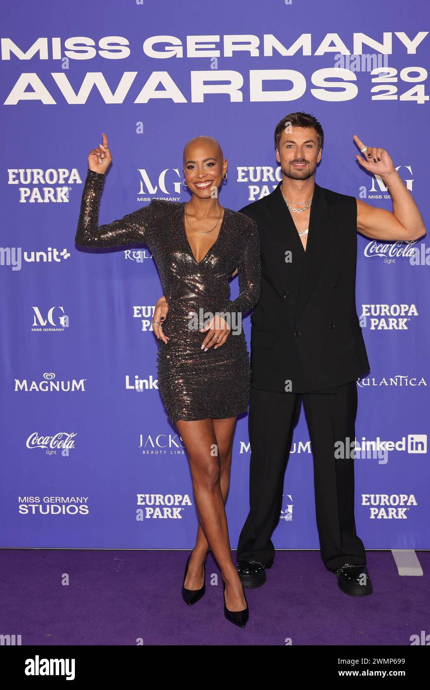 Miss Allemagne finale 2024 Nicolas Puschmann und Sharon Battiste. Miss ...