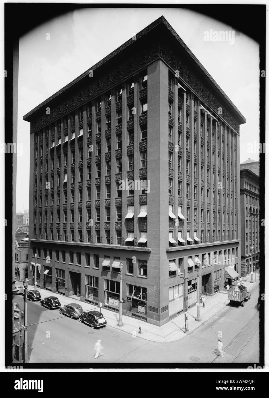 Louis sullivan building Banque d'images noir et blanc - Alamy