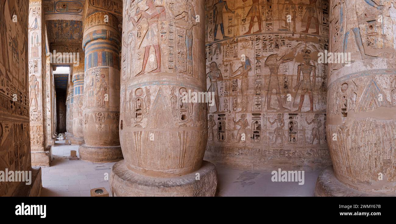 Egypte, Louxor, Thèbes antique avec sa nécropole classée au patrimoine ...
