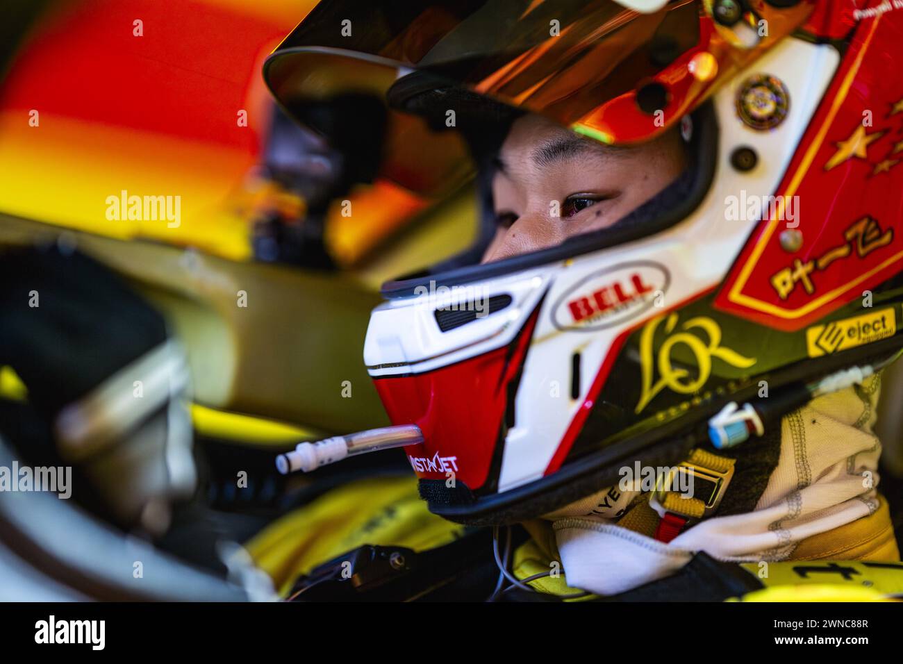 YE Yifei (CHN), AF Corse, Ferrari 499P, portrait lors du Qatar Airways ...