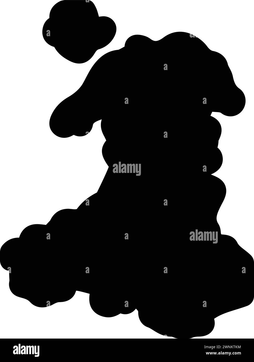 Symbole gallois Banque d'images noir et blanc - Alamy