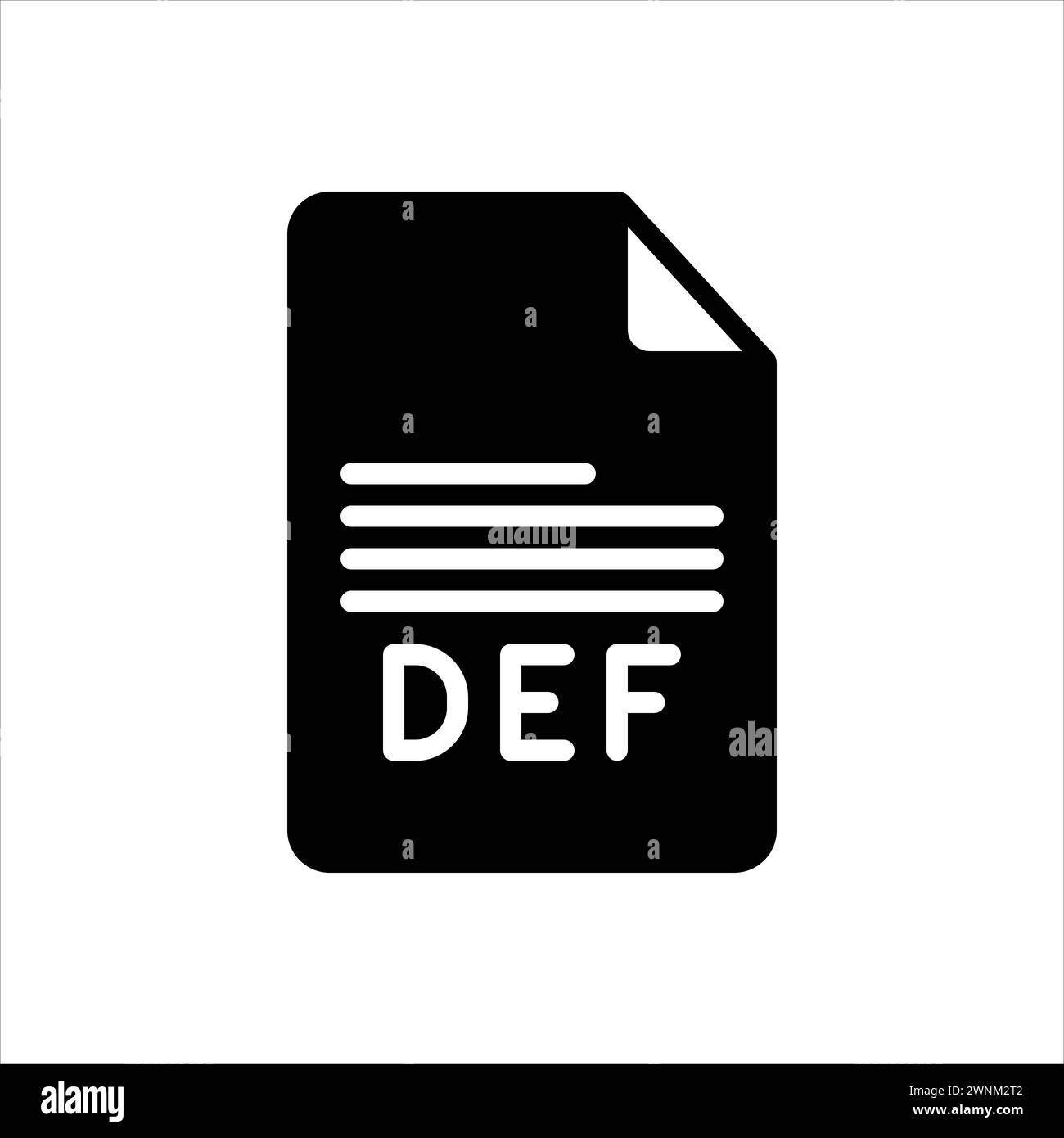 Logo def Banque d'images vectorielles - Alamy