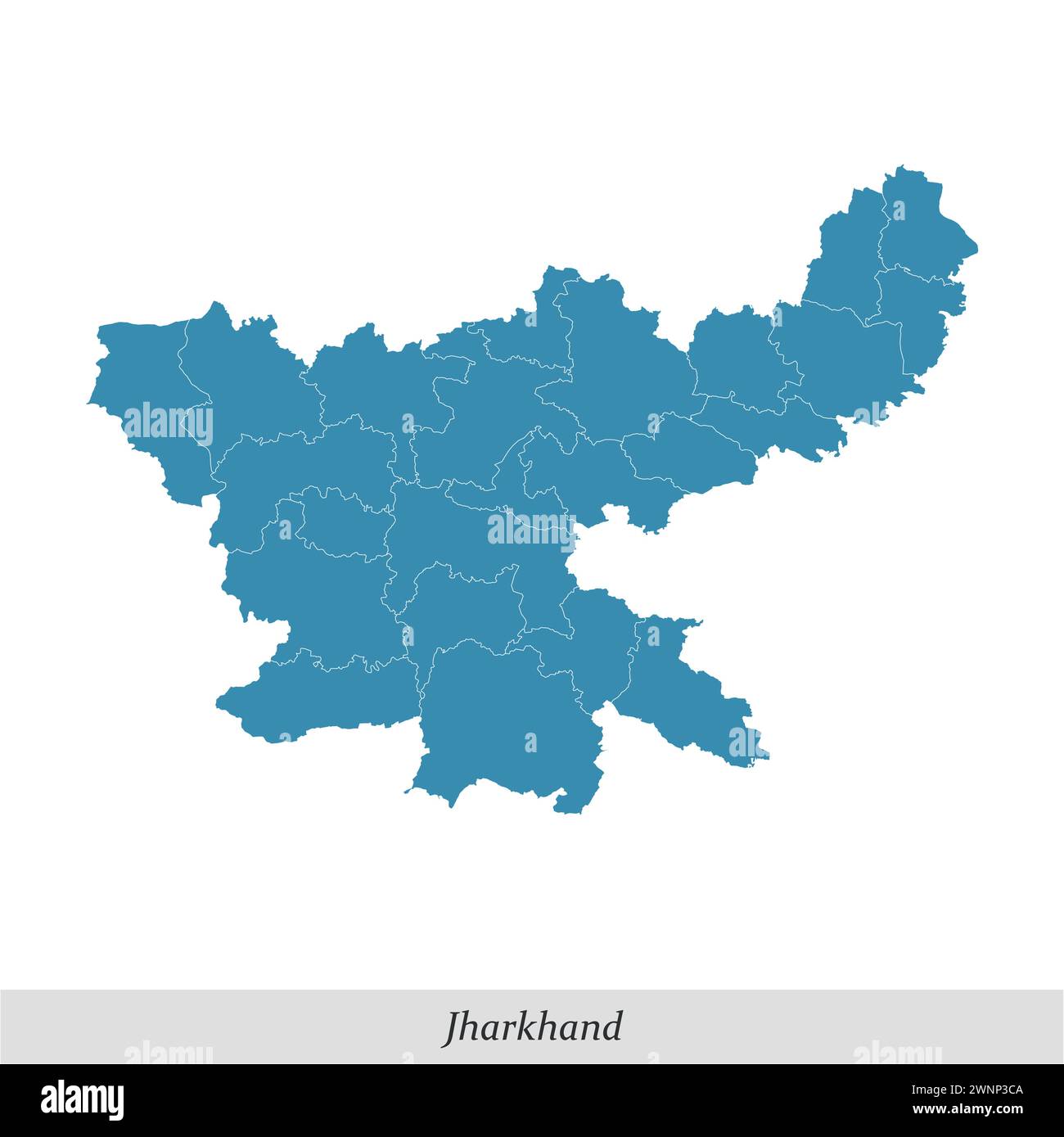 Jharkhand map Banque de photographies et d’images à haute résolution ...