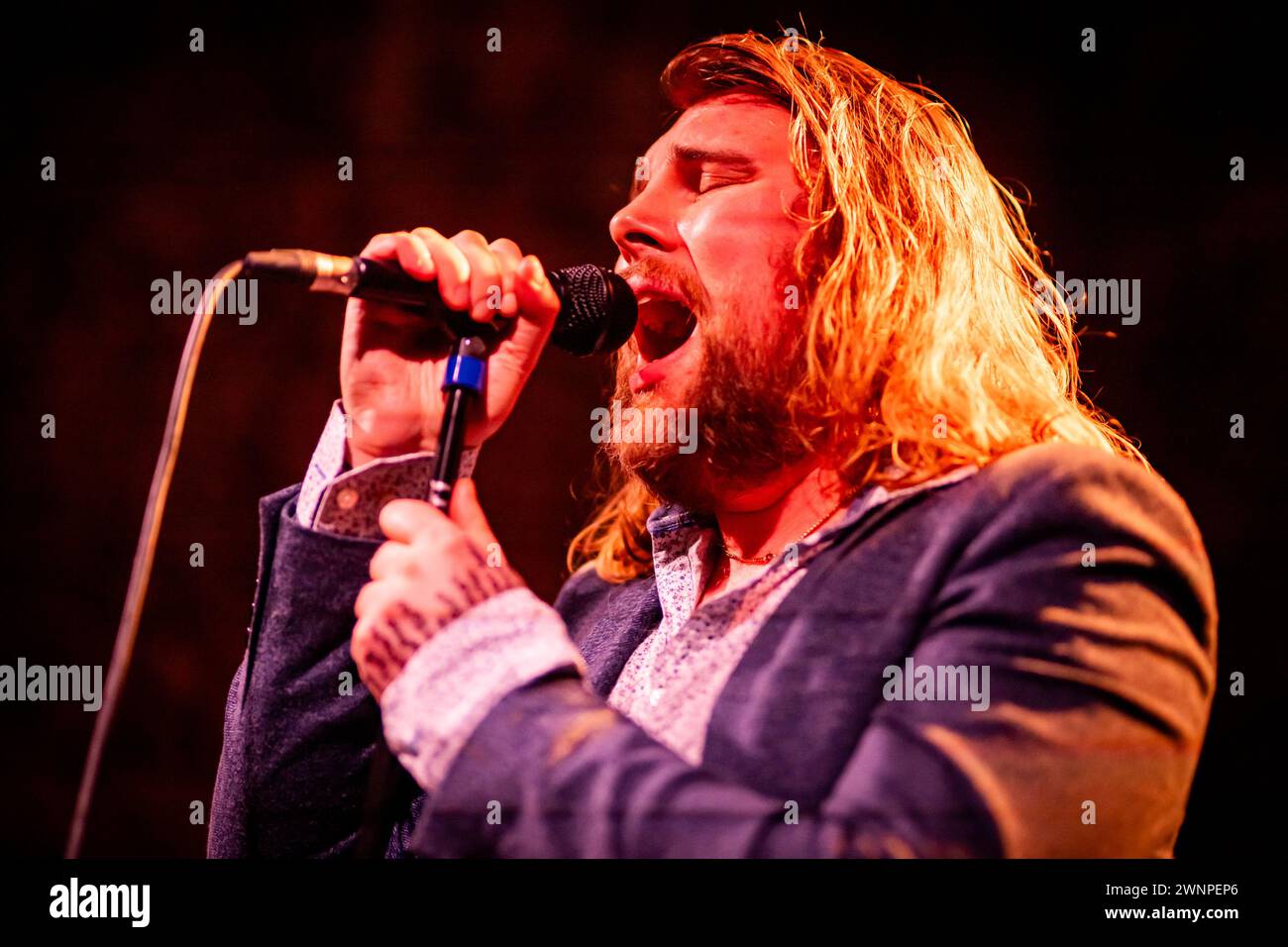 Édimbourg, Écosse. Dim 3 mars 2024. Groupe post-punk irlandais Gilla ...