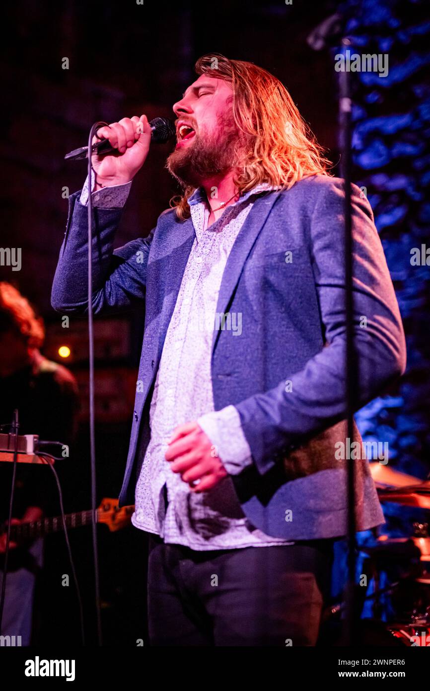 Édimbourg, Écosse. Dim 3 mars 2024. Groupe post-punk irlandais Gilla ...